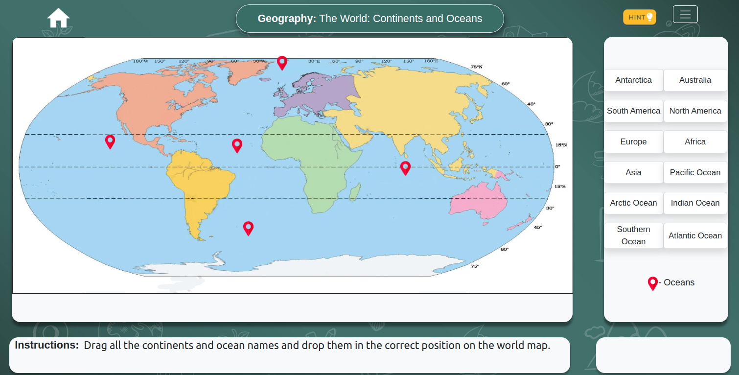 World Map Outline Continents And Oceans World Global Mapping B/W