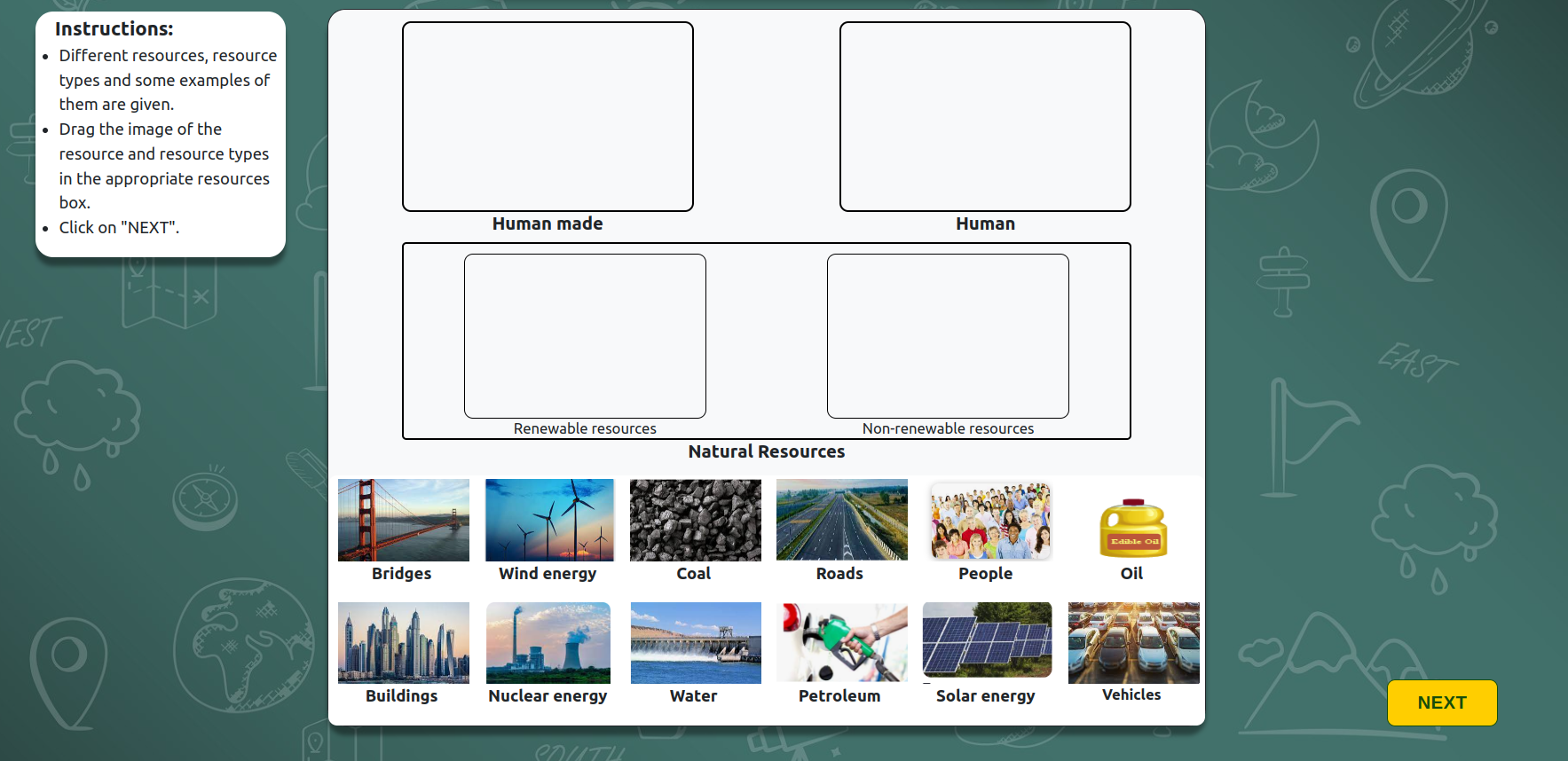 Fig. 3: Identify resources Click on “SUBMIT” to verify the answer. Once ...